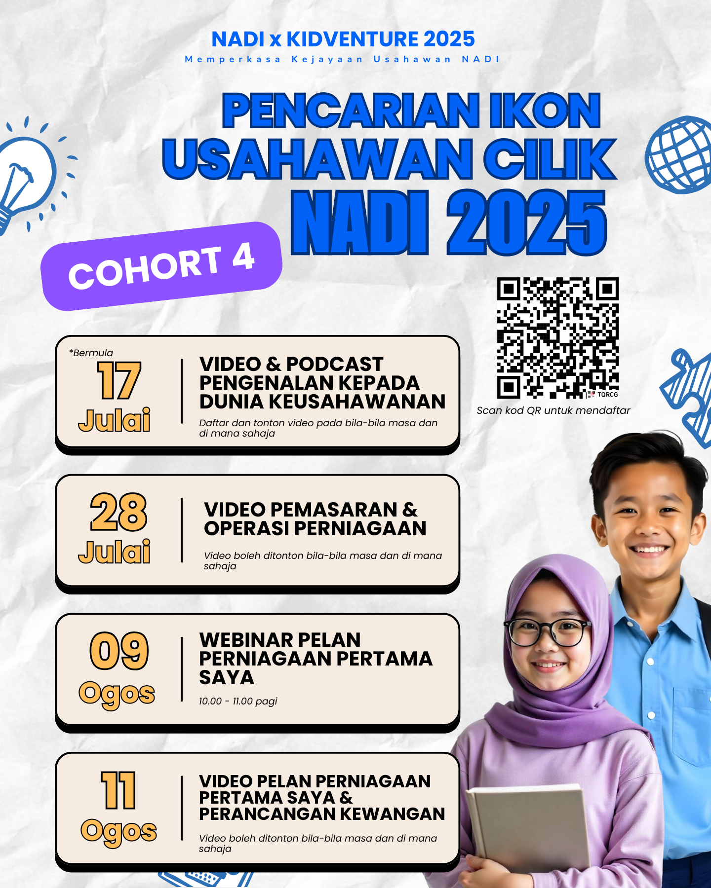 PENYERTAAN KINI DIBUKA BAGI PROGRAM PENCARIAN IKON USAHAWAN CILIK NADI ...